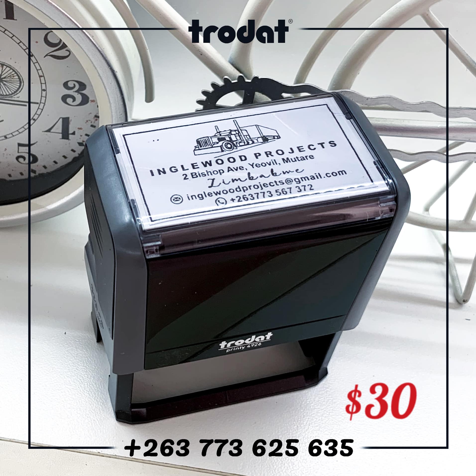 Company Logo Rubber Stamps | Trodat Rubber Stamps in Zimbabwe