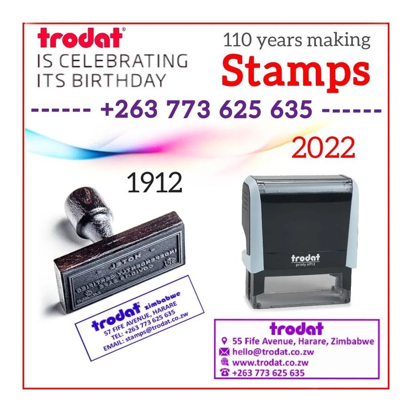 What Can Trodat Stamps Do | Trodat Rubber Stamps in Zimbabwe